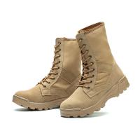 China Army Strong Desert Boots Fire Safety Boots High Top Boots Sandy for sale