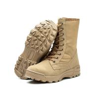 China Army Strong Desert Boots Fire Safety Boots High Top Boots Sandy for sale