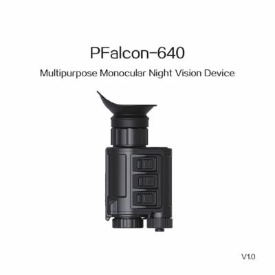China PFalcon-640 Thermal Monocular Night Vision Infrared Thermal Imaging 350 G for sale
