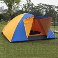 China Double Layer Camping Mountain Tent Waterproof Oxford Fabric 3-4 people for sale