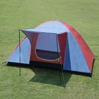 China Double Layer Camping Mountain Tent Waterproof Oxford Fabric 3-4 people for sale