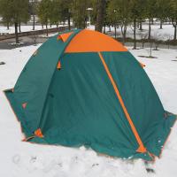 China Aluminum Pole Double Layer Camping Tent With Snow Skirt for sale