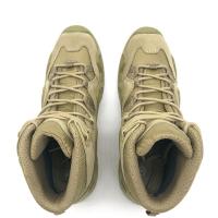 China Combat Waterproof Leather Boots For Men Army Green Khaki for sale