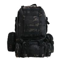 China Tactical Hiking Backpack 55L Oxford Fabric Camouflage 600D Waterproof for sale