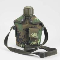 China 304 Stainless Steel Kettle Military Water Bottle Camouflage 800ML for sale