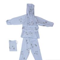 China Cotton Snow Camouflage Clothing Three Piece White Ghillie Suit for sale