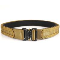 China 1.7 Inch Quick Release Zinc Alloy Buckle Tactical Belt Military Tactical Duty Battle Belt for sale