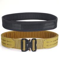 China 2 Inch Nylon Tactical Belts Quick Release Metal Buckle Military Tactical Hunting Combat Belt for sale