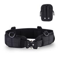 China Russian Camouflage Tactical Security Belt Adjustable With Military Tactical Waist Belt Bag for sale