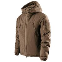 China Outdoor Adventure Army Padded Black Tactical Down Jacket Military for sale