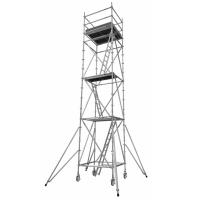 China Aluminum Ringlock Scaffolding System 50.8mm Tube Diameter with 200kg/sqm Load Capacity for Construction for sale