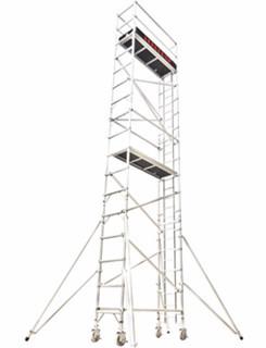 China Easy Assembling Aluminium Scaffold Tower Featuring Guardrails and T T 30 Percent Deposit Payment Terms Designed for Safe for sale