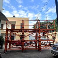 China Fiberglass Mobile Scaffold Tower 200kg/sqm Load Capacity 2.8mm Tube Thickness for Zone 1 Explosive Areas for sale
