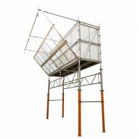 China 6061-T6 Aluminium Scaffolding Protection Net with Custom Pore Sizes for Construction Safety and GN50 System Compatibility for sale