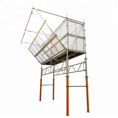 China 6061-T6 Aluminium Scaffolding Protection Net with Custom Pore Sizes for Construction Safety and GN50 System Compatibility for sale