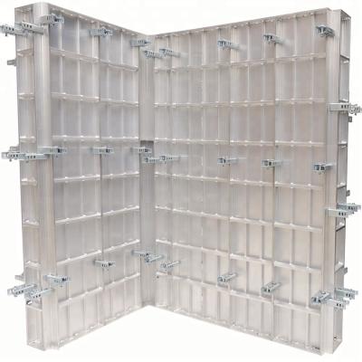 China 6061-T6 Aluminum Formwork System with 60 kN/m² Pressure Rating and 600mm Panel Width for Concrete Construction for sale