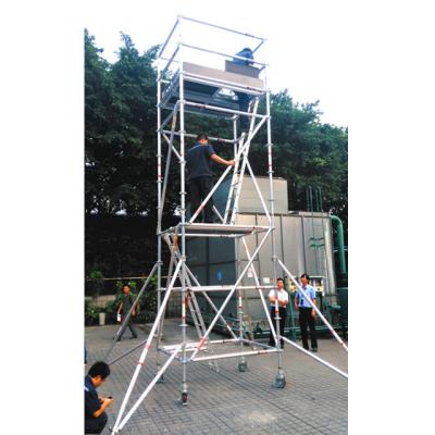 China Aluminum Ring Lock Scaffold Tower 50.8mm Tube 200kg/m² Load Capacity for Construction for sale