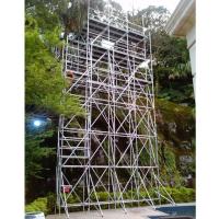China Modular Aluminum Ring Lock Scaffolding System 50.8mm Tube Diameter 200kg/sqm Load Capacity CE Certified for sale