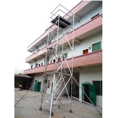 China Aluminum Ring Lock Scaffolding Tower 200kg/sqm Load Capacity 50.8mm Tube Diameter CE GS Certified for sale