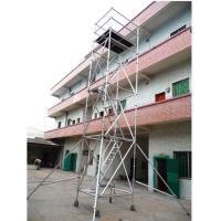China Ring Lock Aluminum Scaffold Tower 1.8mm Thickness 50.8mm Diameter 2-50m Height CE GS Certified for sale