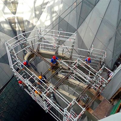 China Aluminium Suspended Cuplock Scaffolding System 50.8mm Tube Diameter 200kg/sqm Load Capacity for sale