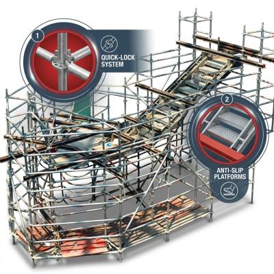 China Tradesman Pro Portable Aluminium Scaffold Tower Single Operator Assembly Van Transport Compatible Under 20kg for sale