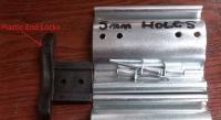 China 75mm Roller Shutter Door Roll Forming Machine With Punched Hole Or Punched Slot for sale