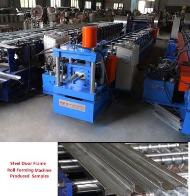 China Efficient Steel Door Frame Roll Forming Machine 20 Station High Performance for sale