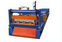 China 0.8-1.5mm Thickness Floor Deck Roll Forming Machine Easy Operation Save Material for sale
