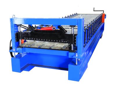China Corrugated Steel Panel Roll Forming Machine Hydraulic Cutting CE ISO Certificated for sale