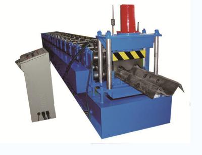 China 2 Wave Highway Guardrail Roll Forming Machine 2.7 3.0mm Thick Hydraulic Decoiler for sale