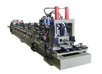 China 0.8-1.8mm Steel Frame C Purlin Forming Machine 14 Station With Gcr12 Cutter for sale