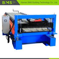 China Quick Speed Corrugated Steel Panel Roll Forming Machine 75mm/85mm Shaft for sale