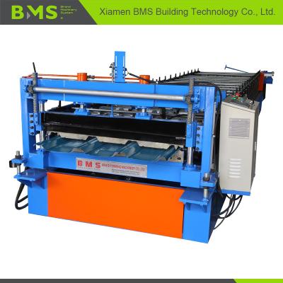 China Long Lifespan Metal Roof Panel Roll Forming Machine 12-15 meters Per Minute for sale