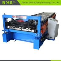 China Automated Metal Roof Panel Cold Roll Forming Machine Low Energy Consumption for sale