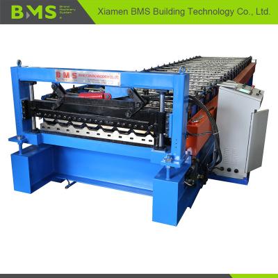 China Automated Metal Roof Panel Cold Roll Forming Machine Low Energy Consumption for sale