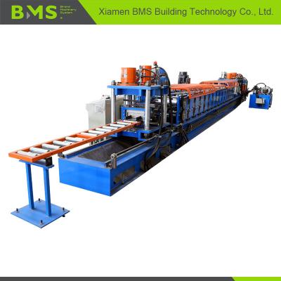 China Sigma Purlin Roll Forming Machine With Manual / Hydraulic Decoiler Easy Operate for sale