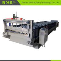 China 18 Station Roof Panel Roll Forming Machine , Steel Profile Roll Forming Equipment for sale