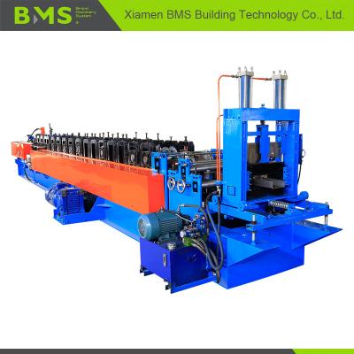 China Quick Change Stud And Track Roll Forming Machine , CU Purlin Roll Forming Machine for sale