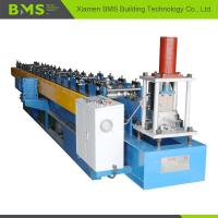 China Shutter Door Guide Roll Forming Machine With Mold Steel Cr12 Cutter Heat Treatment for sale