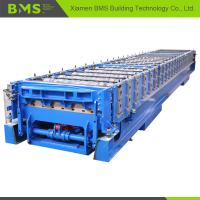 China Aluminum Floor Deck Roll Forming Making Machine with Manual / Hydraulic Decoiler for sale