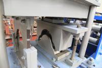 China 0.3-0.8mm Thickness Ridge Cap Roll Forming Machine High Working Efficiency for sale