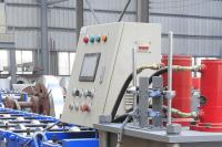 China 0.3-0.8mm Thickness Ridge Cap Roll Forming Machine High Working Efficiency for sale