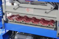 China Metal Glazed Roof Tile Roll Forming Machine With High Production Speed for sale