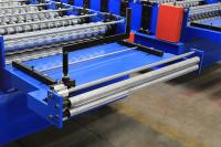 China Corrugated Steel Panel Roll Forming Machine , Steel Frame Roll Former 12-18m/Min for sale