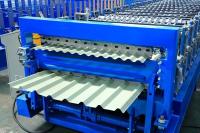 China 12-15m/Min Double Layer Roll Forming Machine , Metal Roofing Panel Roll Former for sale