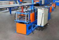 China 4.5T Ridge Cap Roll Forming Machine With Mold Steel Cr12 Post Cutter，Sheet Roll Forming Machine for sale