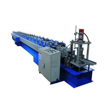 China Garage Door Guide Rail Forming Machine for 2.0-2.5mm Thickness Material for sale