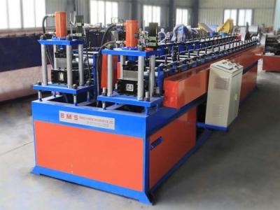China Customorized Steel Dual Door Rail Roll Forming Machine 2 In 1 Easy Operation for sale