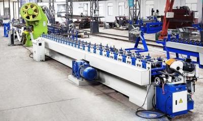 China High Accurancy Solar Bracket Roll Forming Machine With Punching System And Rollers for sale